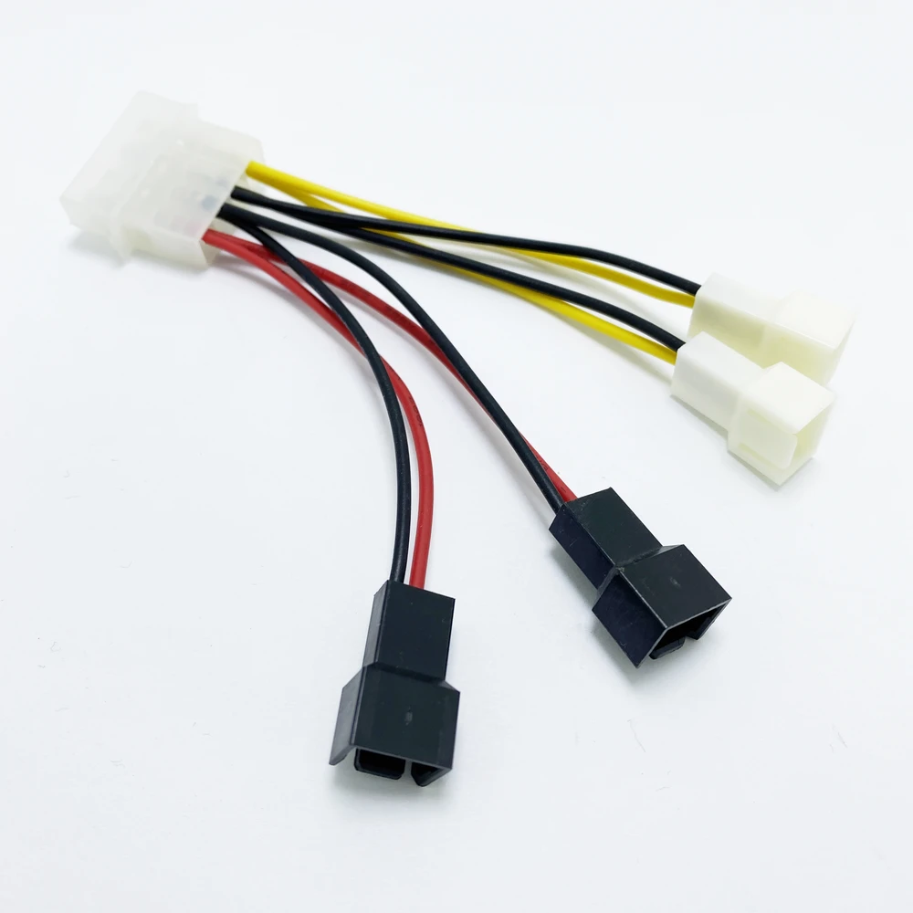 IDE-Molex-4-pin-to-Case-cooling-Fan-3-pin-TX3-Multi-Fan-Out-Power ...