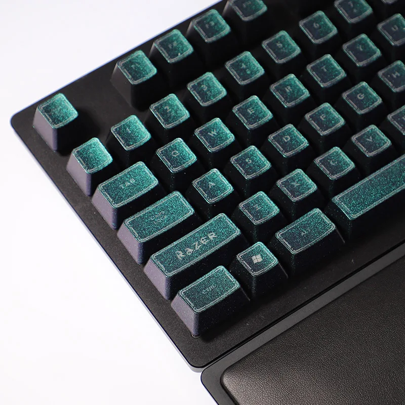 Translucent Metal Keycap Gradient Color Key Cap For Razer Black Widow ...