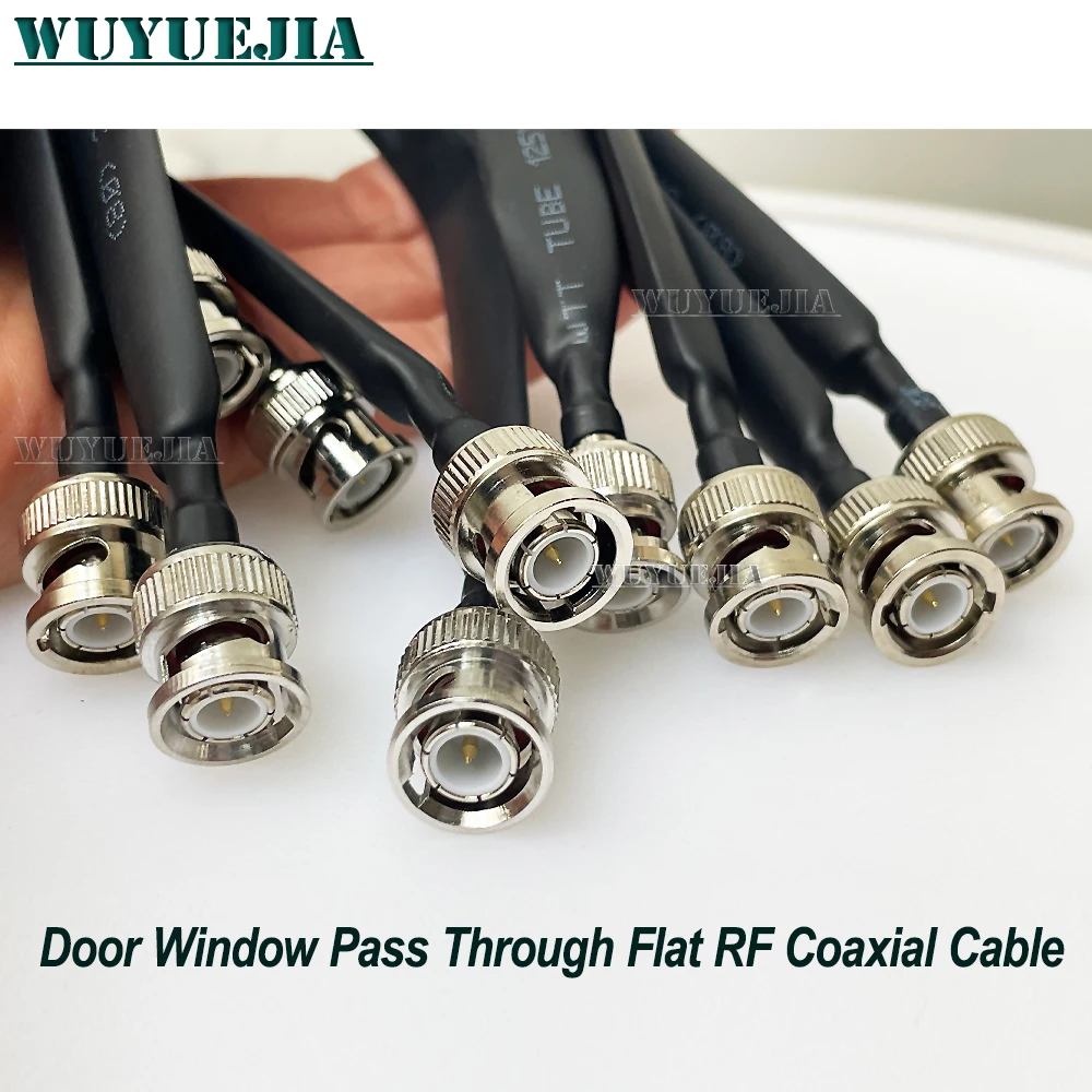 Window Pass Through Flat Q9 BNC Male Plug to BNC Male or Female ...
