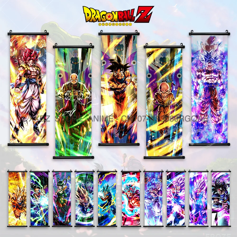 Dragon-Ball-Home-Decoration-Anime-Hanging-Painting-Goku-Saiyan-Poster ...
