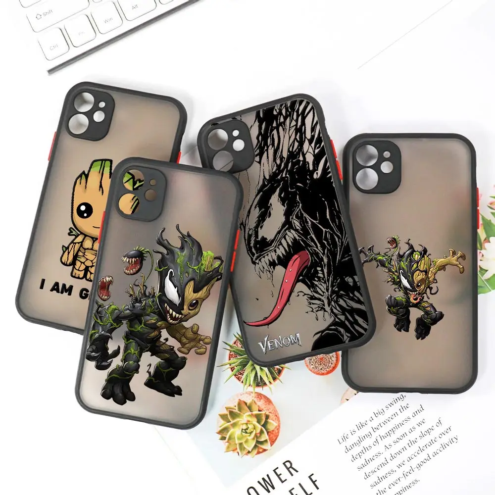 Luxury-Groot-Armor-Matte-Apple-Case-For-iPhone-15-13-14-12-11-Pro-Max ...