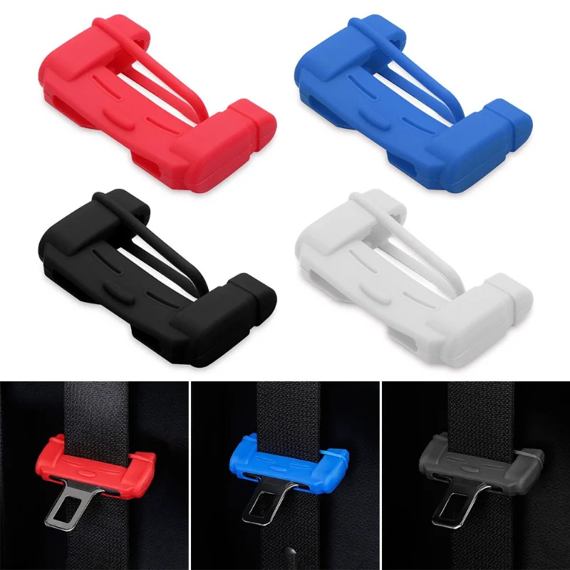 Universal-Car-Seat-Belt-Buckle-Clip-Protector-Silicone-Interior-Button ...