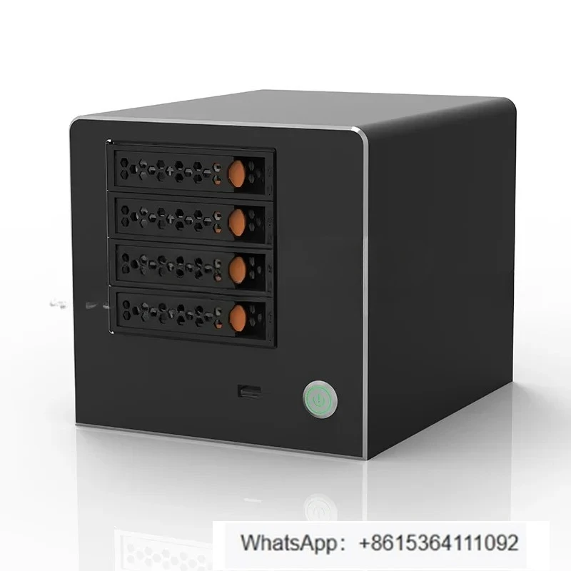ITX Hard Disk NAS Case NAS Case Home Office File Storage Server Case 4 ...