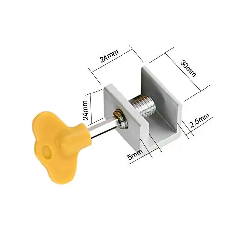 4/6/8Pcs Adjustable Sliding Window Limit Locks Stop Aluminum Alloy Door ...