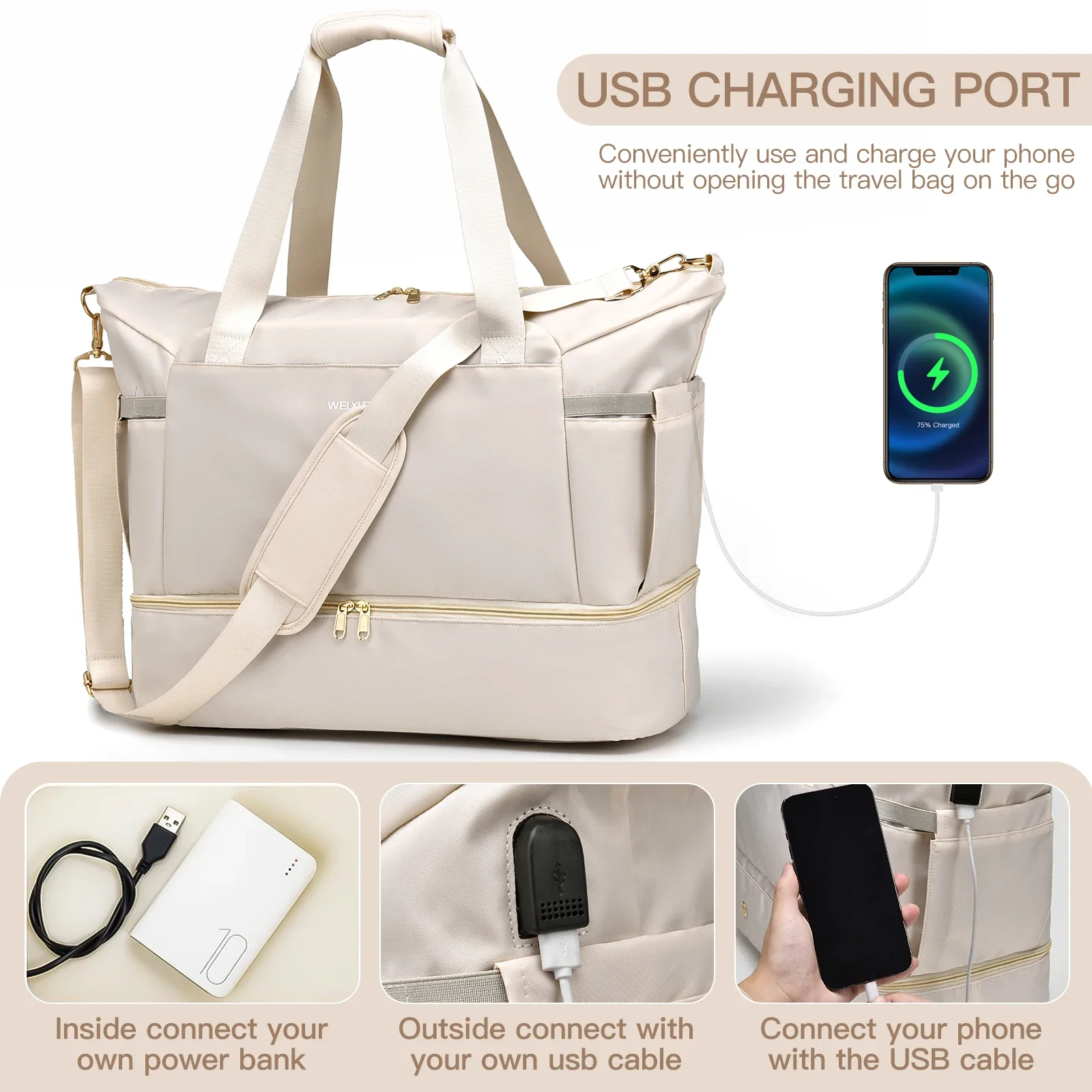 Women-Sports-Gym-Bag-Travel-Gym-Yoga-Bag-Handbag-Multifunction-Swimming ...