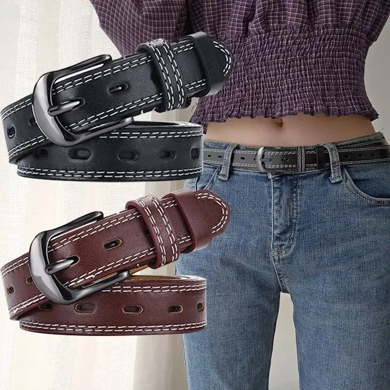 Women-s-Belt-Retro-Needle-Buckle-Men-s-Belt-Casual-Trend-Belt-Soft-Belt ...