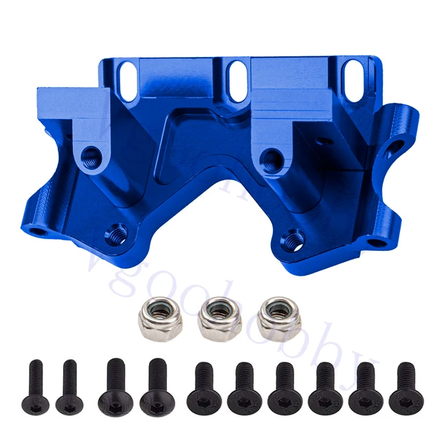 Aluminum Alloy Front Lower Bulkhead Upgrade Part Compatible with Traxxas Slash 2WD Rustler ...