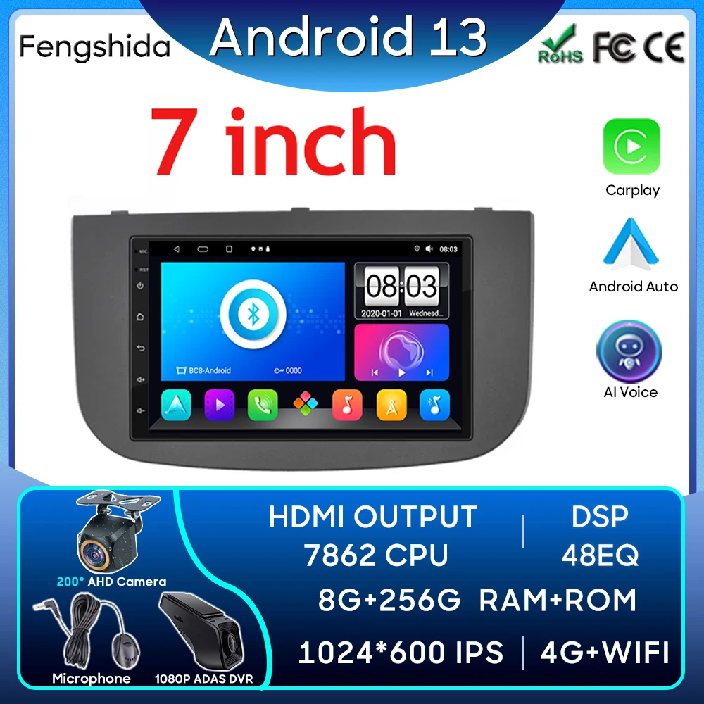 For-MITSUBISHI-COLT-Z30-Z30G-Z3B-Z3V-2007-2012-Car-Radio-Android-13 ...