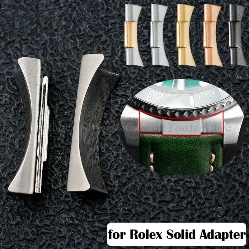 20mm-Curved-End-Link-Endlink-For-Rolex-Watchband-For-Submariner-Watch ...