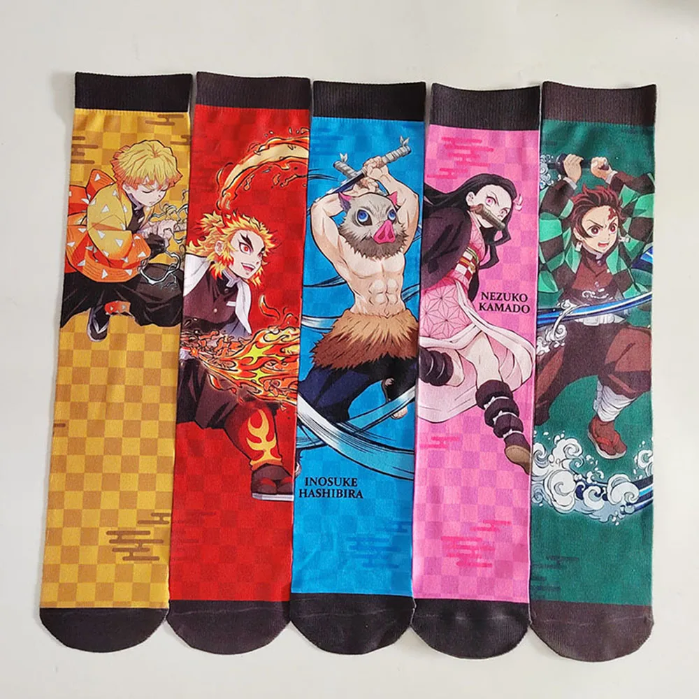 New-Anime-Demon-Slayer-Sockings-Kamado-Tanjirou-Nezuko-Agatsuma-Zenitsu ...