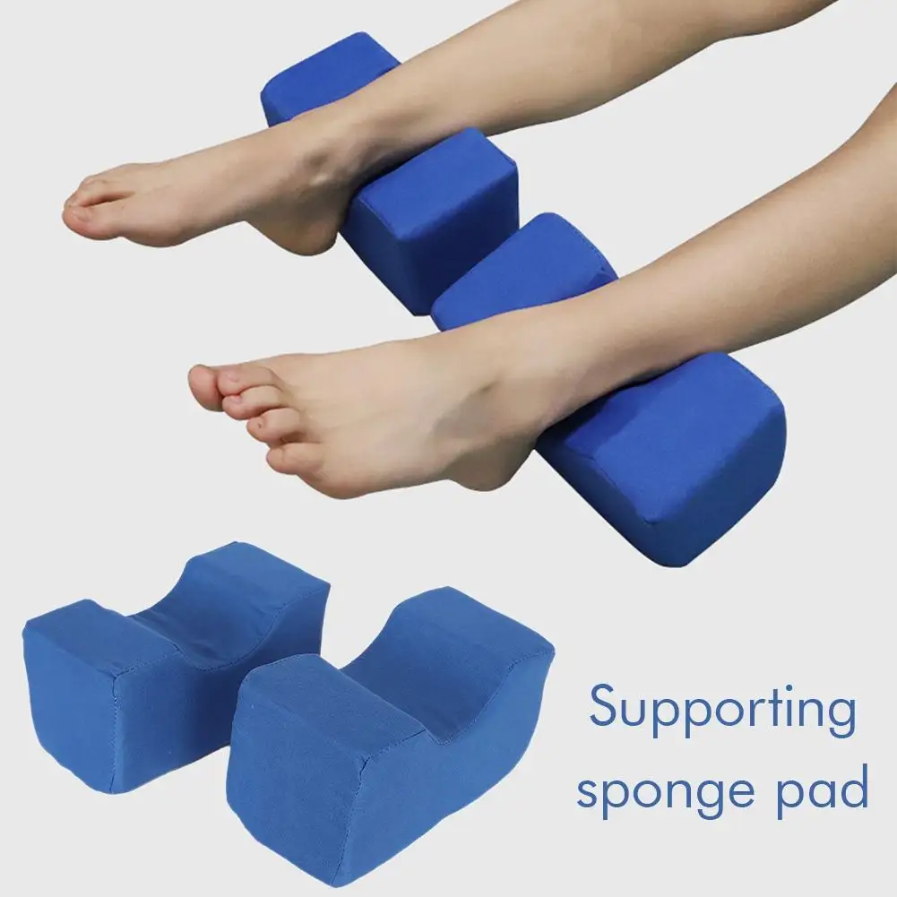 2pcs Foot Raise Ankle Pillow Mat Anti Bedsore Cushion Cotton + Sponge ...