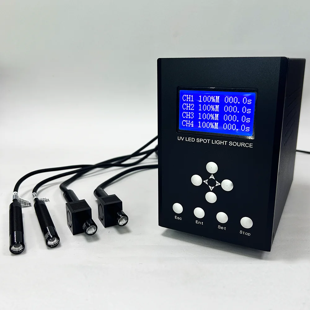 365NM-UV-LED-point-light-source-curing-irradiation-machine-UV-shadowless-adhesive-curing-lamp-UV ...