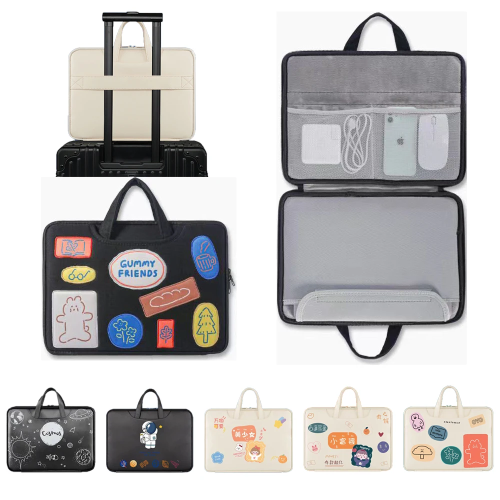 Bolsa para laptop 13 14 15 15,6 polegadas para hp dell lenovo notebook ...