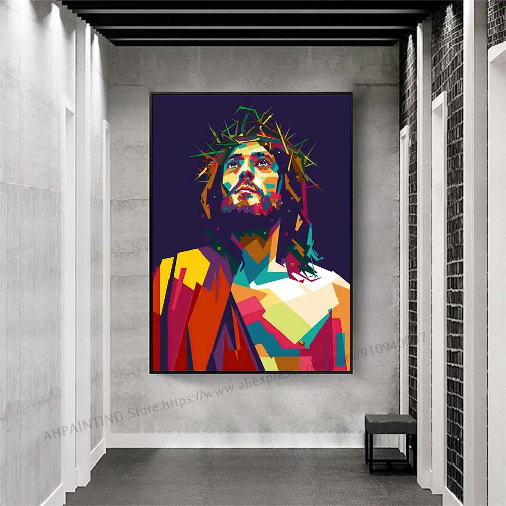 Jesus Christ Abstract Image