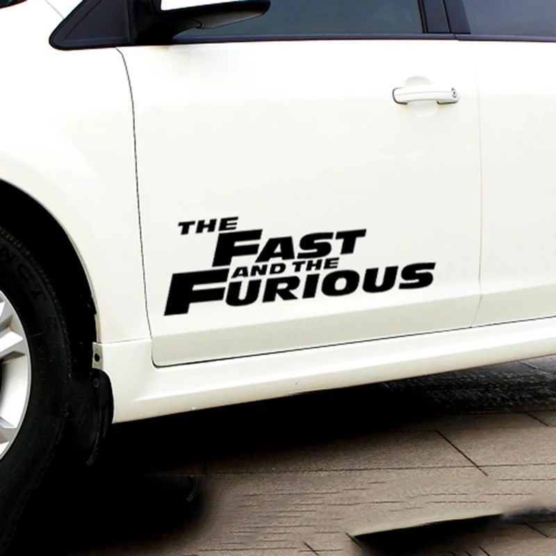 Car Styling Fast And The Furious Car Sticker Waterproof Exterior Parts ...