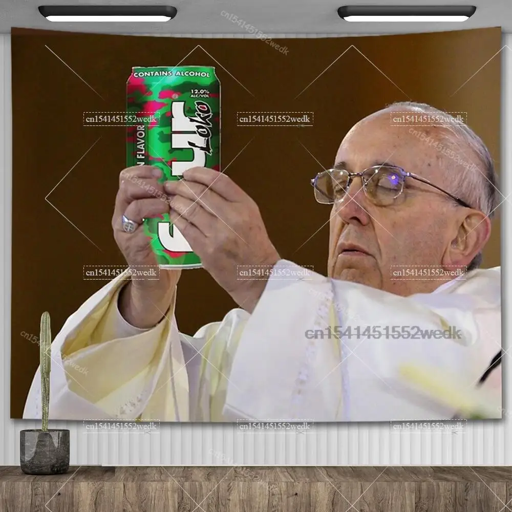 The-Pope-Four-Loko-Meme-Tapestry-Wall-Hanging-Papa-Francisco ...