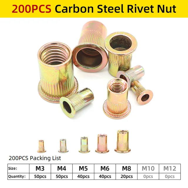 Rivet Nut Gun Tool Hand Threaded Manual Rivete for Metric M3 M4 M5 M6 ...