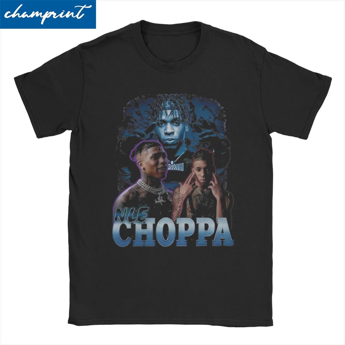 Men-Women-T-Shirt-Nle-Choppa-Lil-Baby-Funny-Pure-Cotton-Tee-Shirt-Hip ...