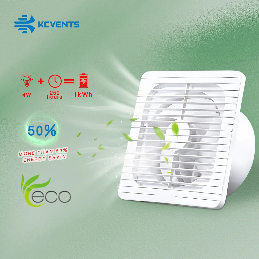 Bathroom-Exhaust-Fan-4W-Toilet-Extractor-Fan-EC-Motor-64CMH-For ...