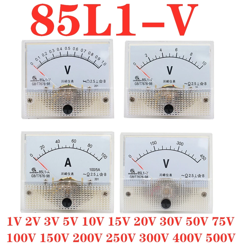 85L1-AC-Analog-Voltage-Meter-Panel-3V-5V-10V-20V-50V-150V-250V-300V ...