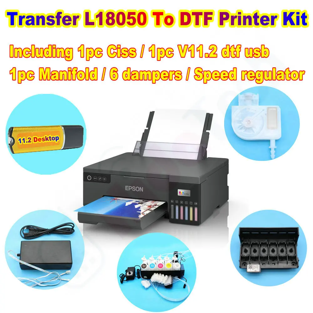 Kit-de-paquete-de-impresora-Epson-a-Dtf-conversi-n-L18050-L8050-L8180-a ...