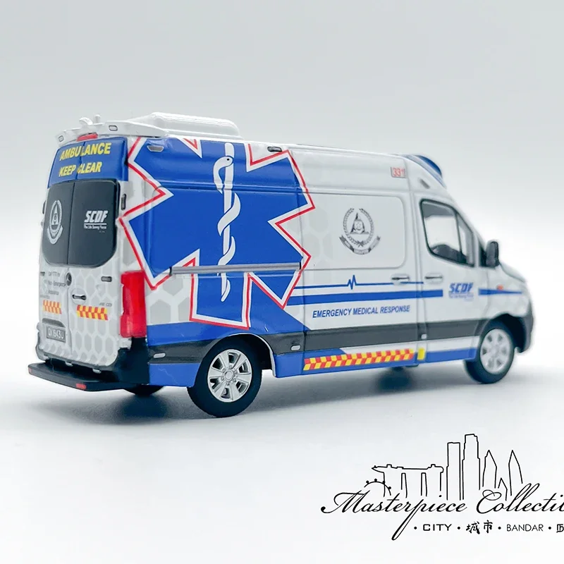 1-64-Alloy-model-Singapore-7th-generation-ambulance-model-car-length ...