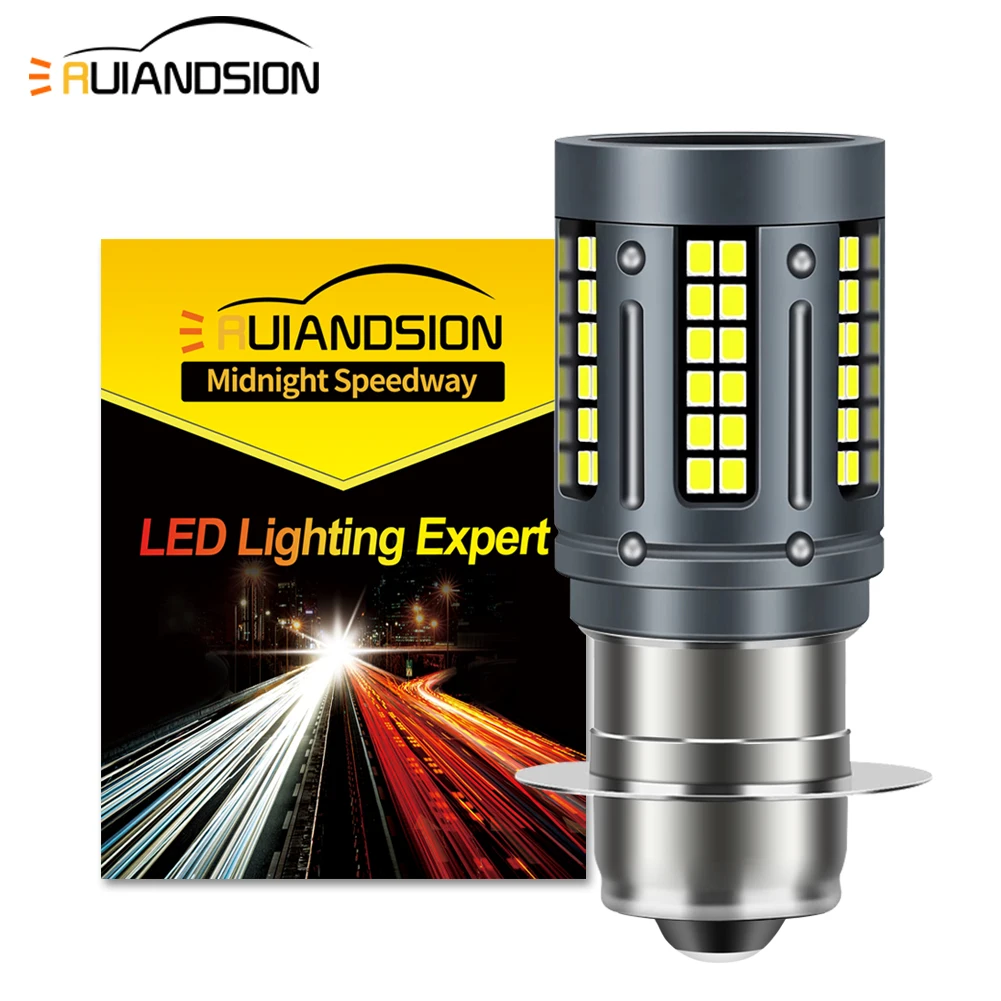 1Pcs-P26S-S3-P15S-White-LED-Motorcycle-Headlight-Bulb-12-30V-Motorbike ...