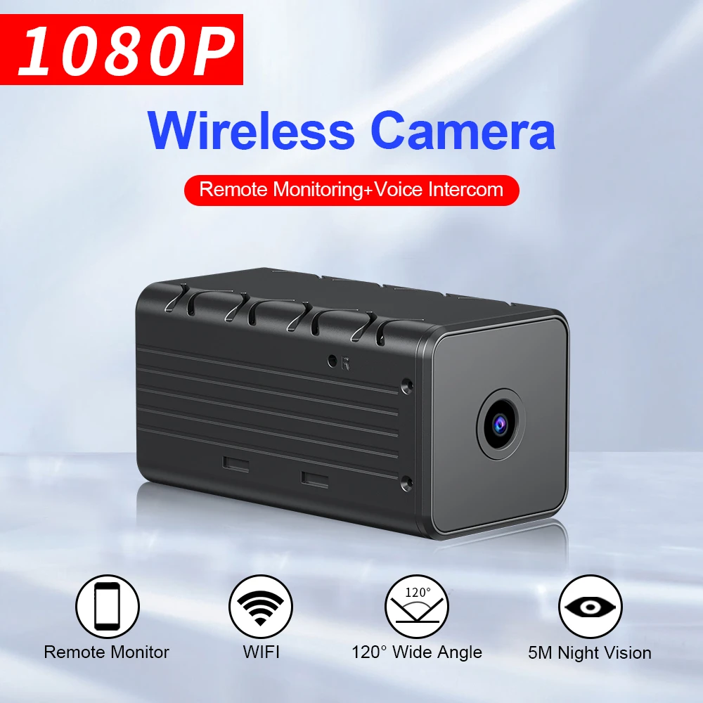 WD9 Mini WiFi Camera 1080P HD Wireless Remote Monitor Tiny IP Camera ...