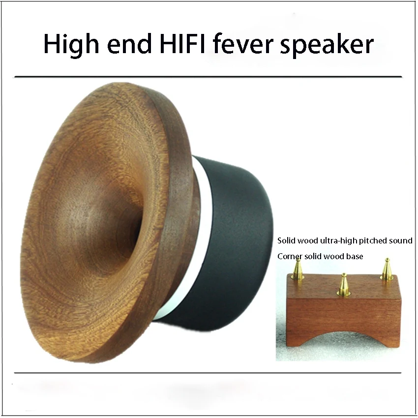 2 stks Massief Houten Hoorn Ultra-hoge Frequentie Hoorn HIFI Ultra-hoge ...
