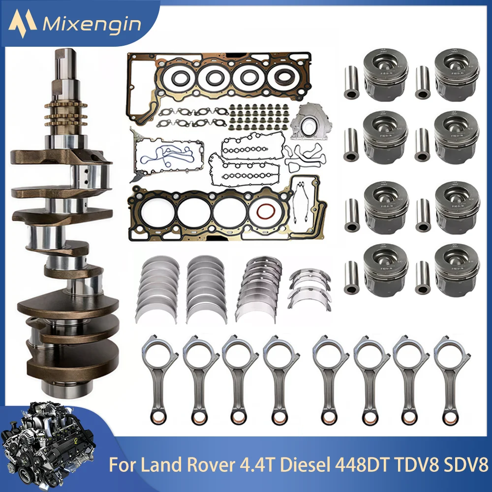 448DT Crankshaft Piston connecting rod Engine bearing Overhaul Gasket ...