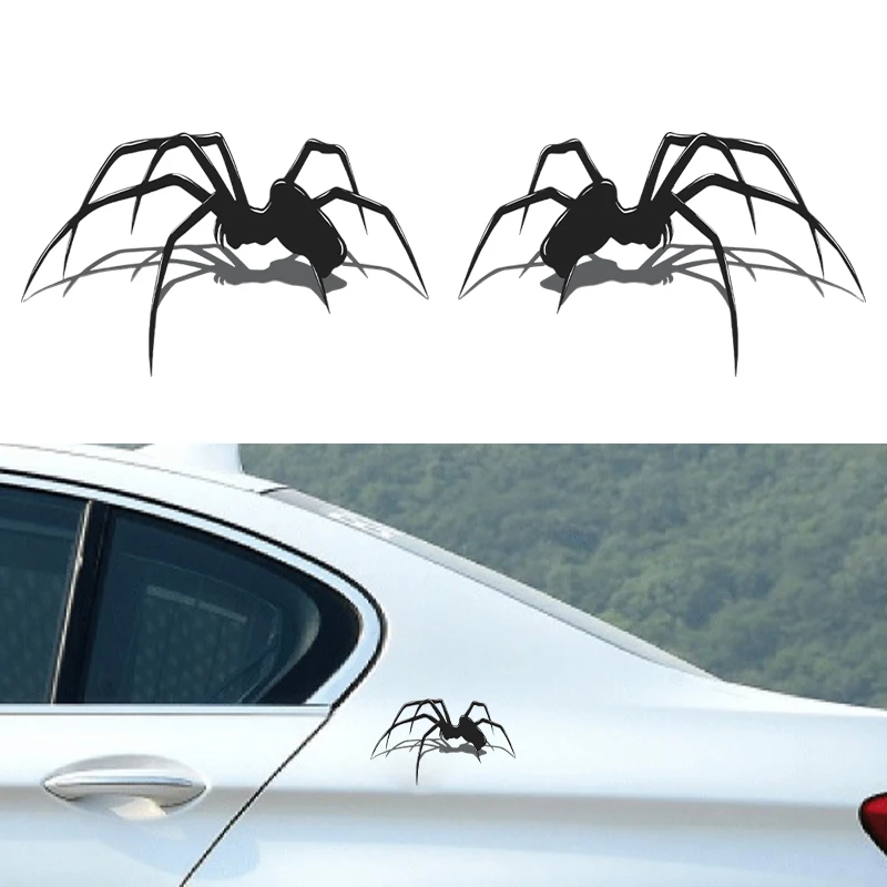 2pc-spider-15x9cm-Spider-Creative-Car-Sticker-Motorcycle-Window-Truck ...