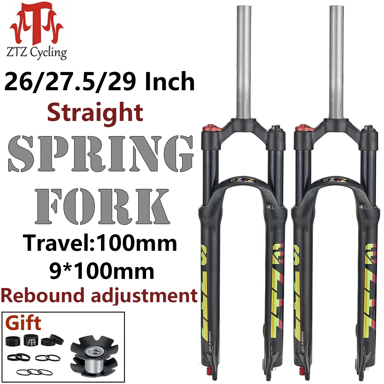 ZTZ-26-27-5-29-inch-MTB-Fork-Mountain-Bicycle-Forks-Bike-Front-Fork ...