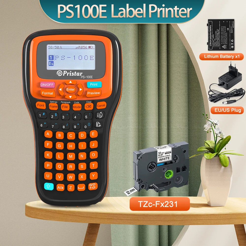 Draagbare Label Maker PS100E Auto Snijden Etikettering Maching draagbare-label-maker-ps100e-auto-snijden-etikettering-maching