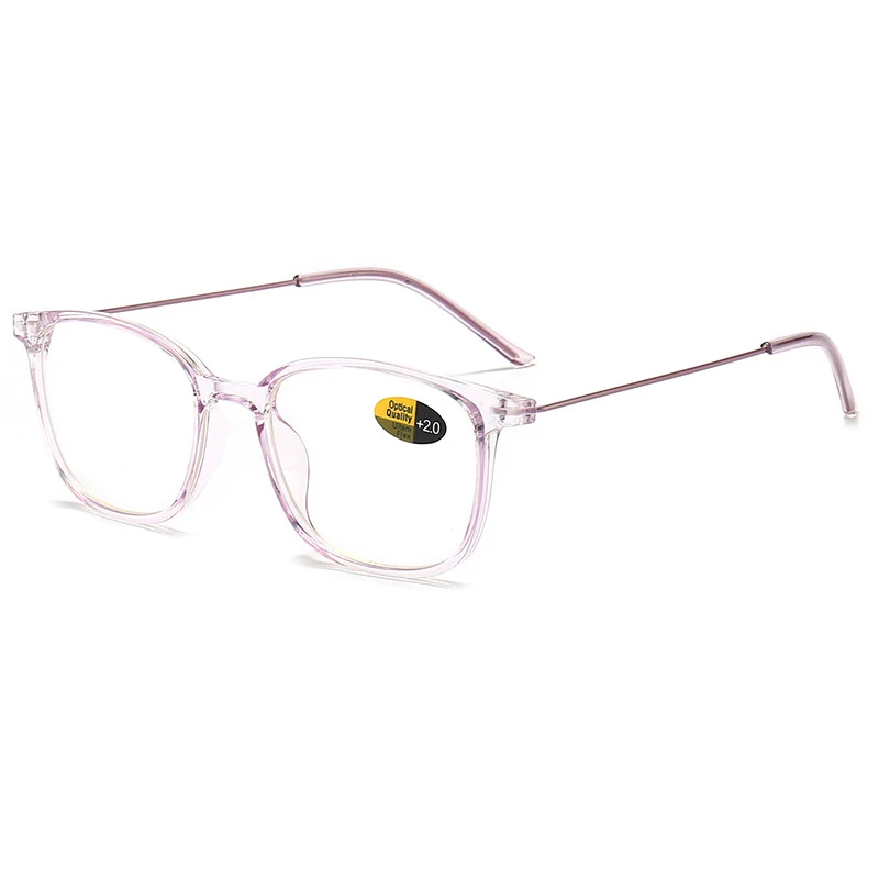 New-Fashion-Transparent-Reading-Glasses-Women-Clear-Ultra-Thin-Anti ...