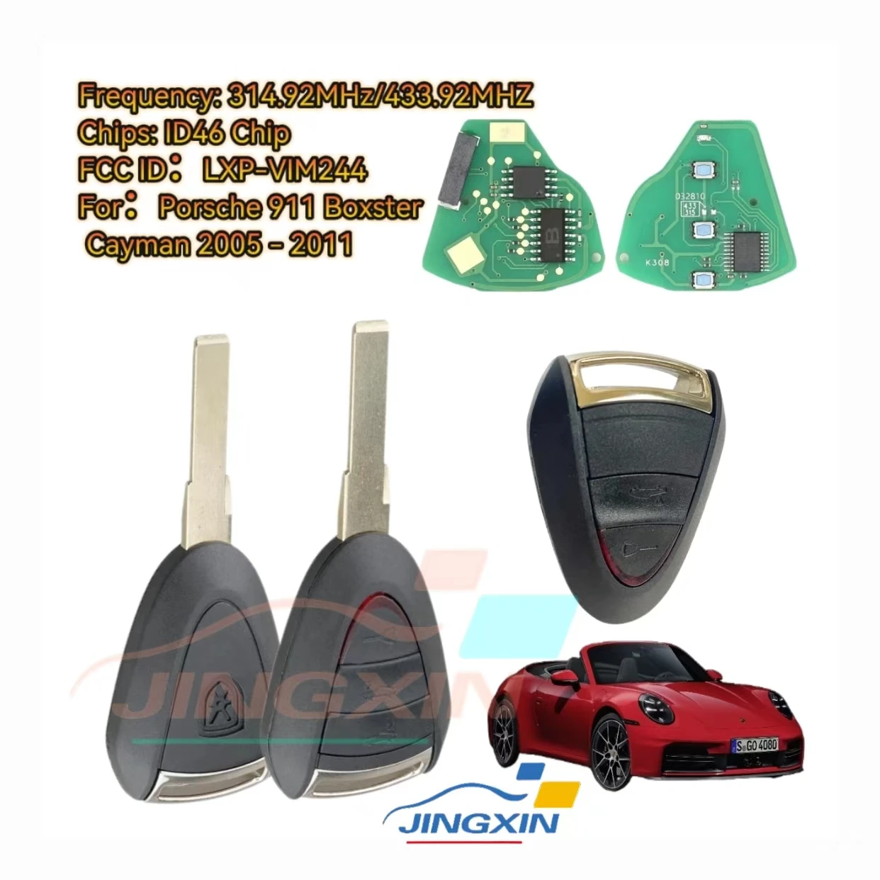 Jingxin-For-Porsche-911-Boxster-Cayman-2005-2006-2007-2008-2009-2010 ...
