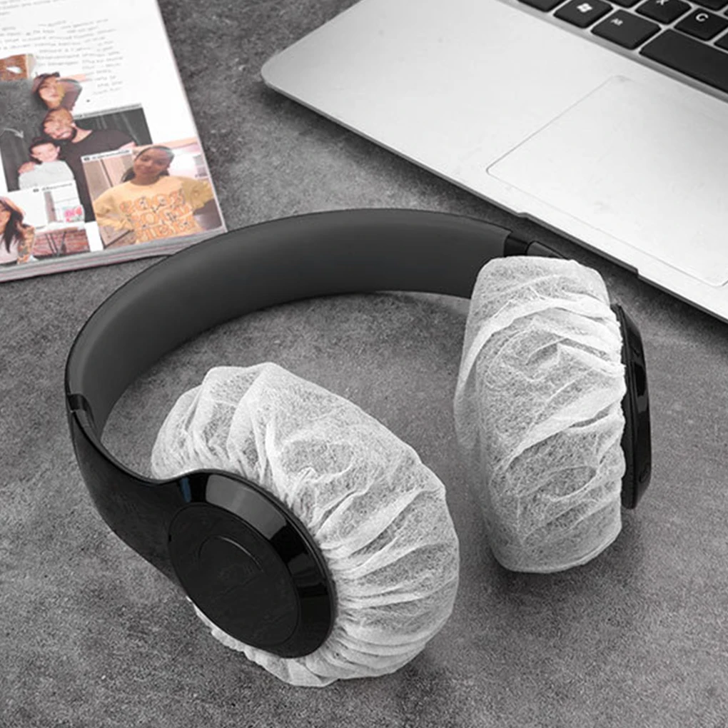 Earmuffs-Non-woven-Dust-proof-Sweat-Proof-Disposable-Breathable ...
