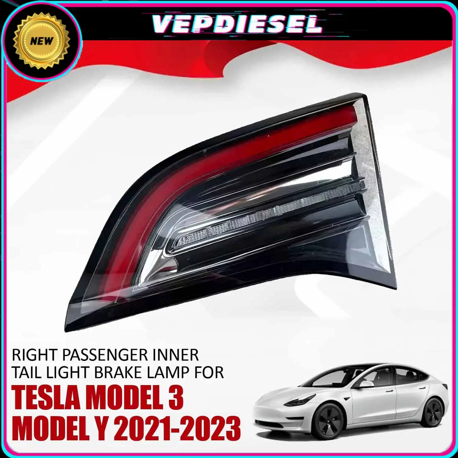 1502089-00-B Car Right Rear Reverse Tail Light Brake Lamp For 2021-2023 ...