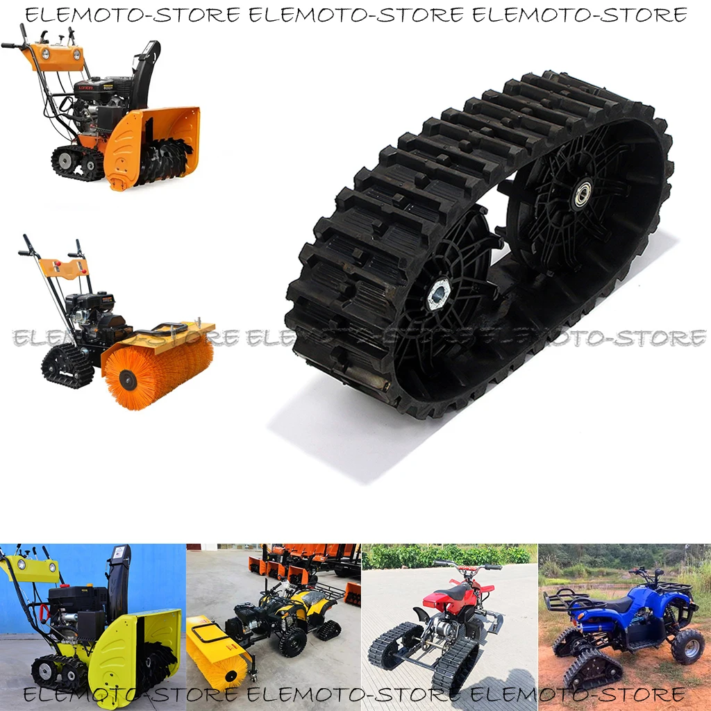Snow-Rubber-Track-Tracks-With-Drive-Wheels-For-Buggy-Quad-Go-Kart ...