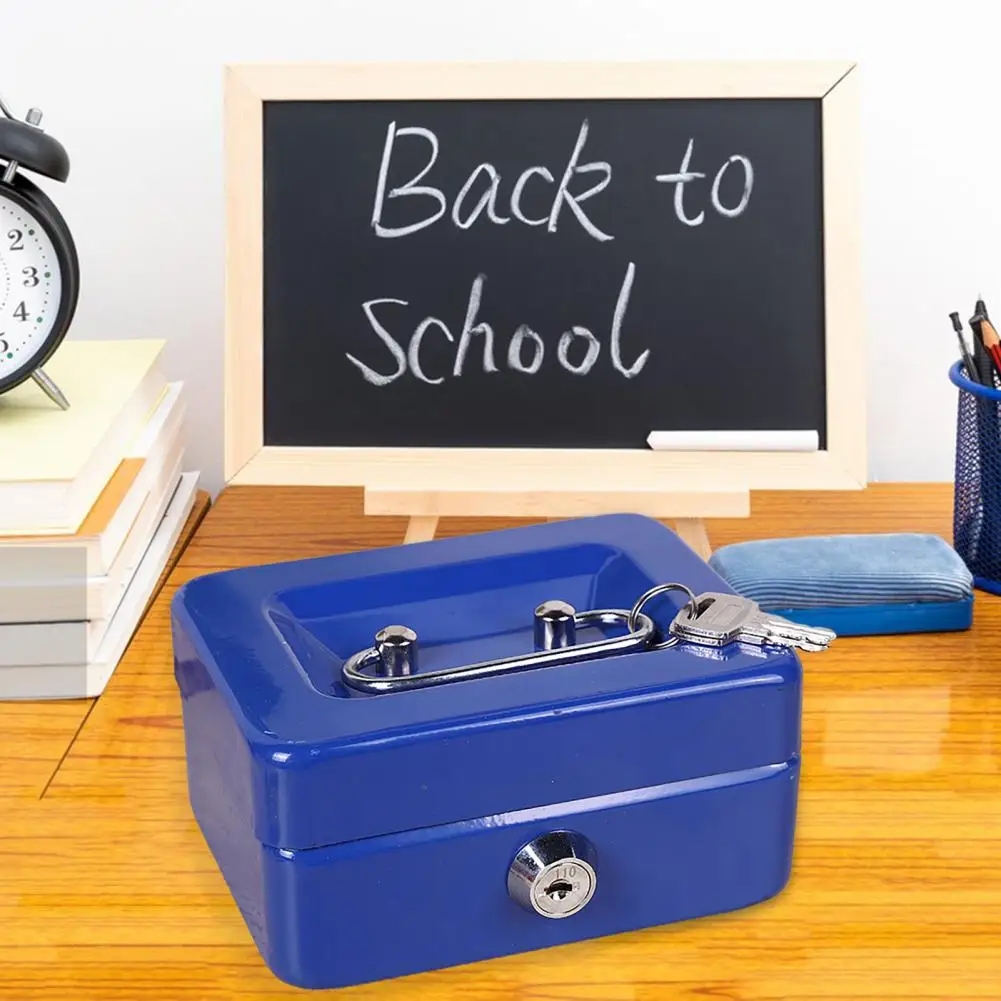 Mini-Cash-Box-with-Handle-Cash-Lock-Box-Compact-Shock-proof-Cash-Box ...