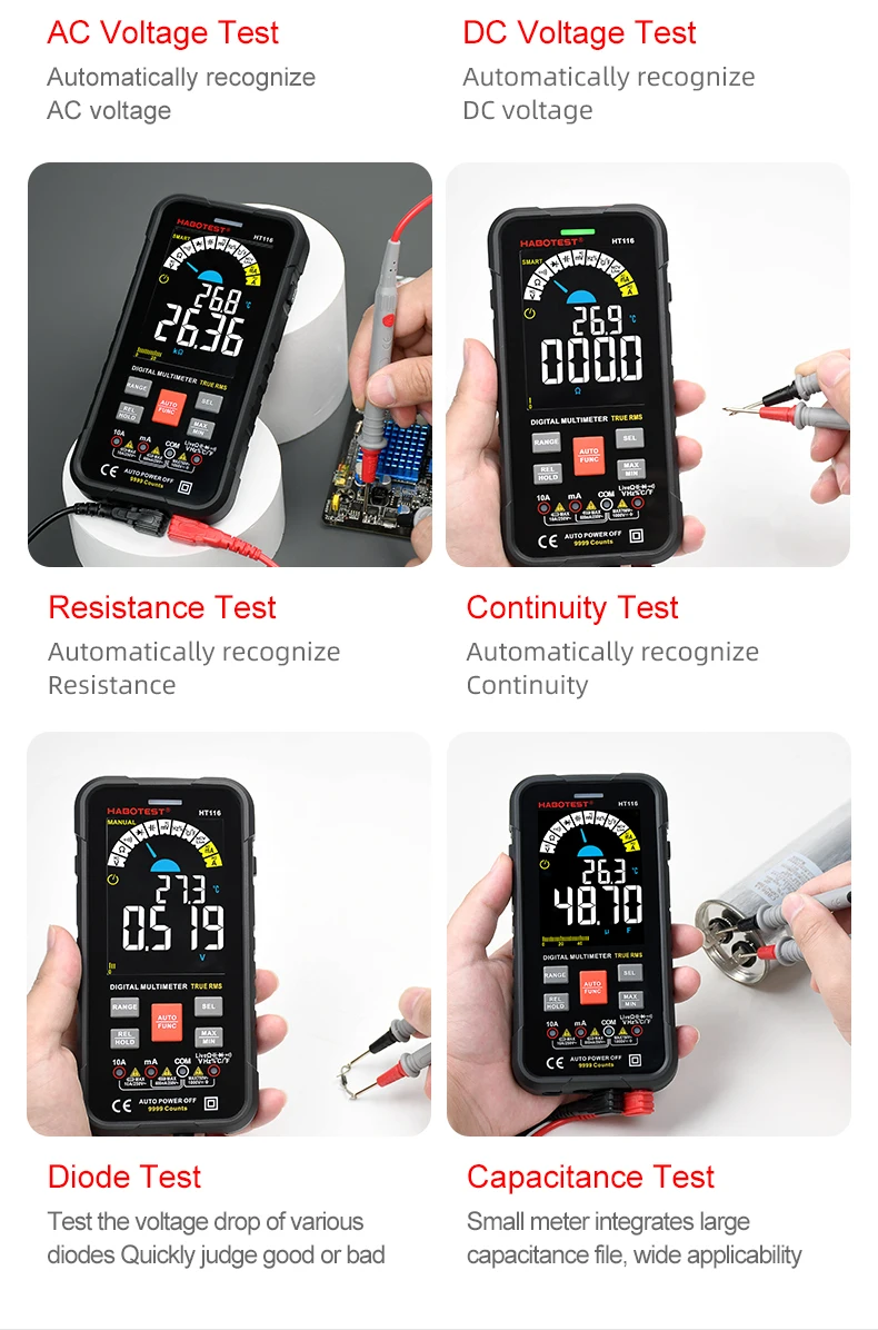 HABOTEST HT116 Digital Multimeter