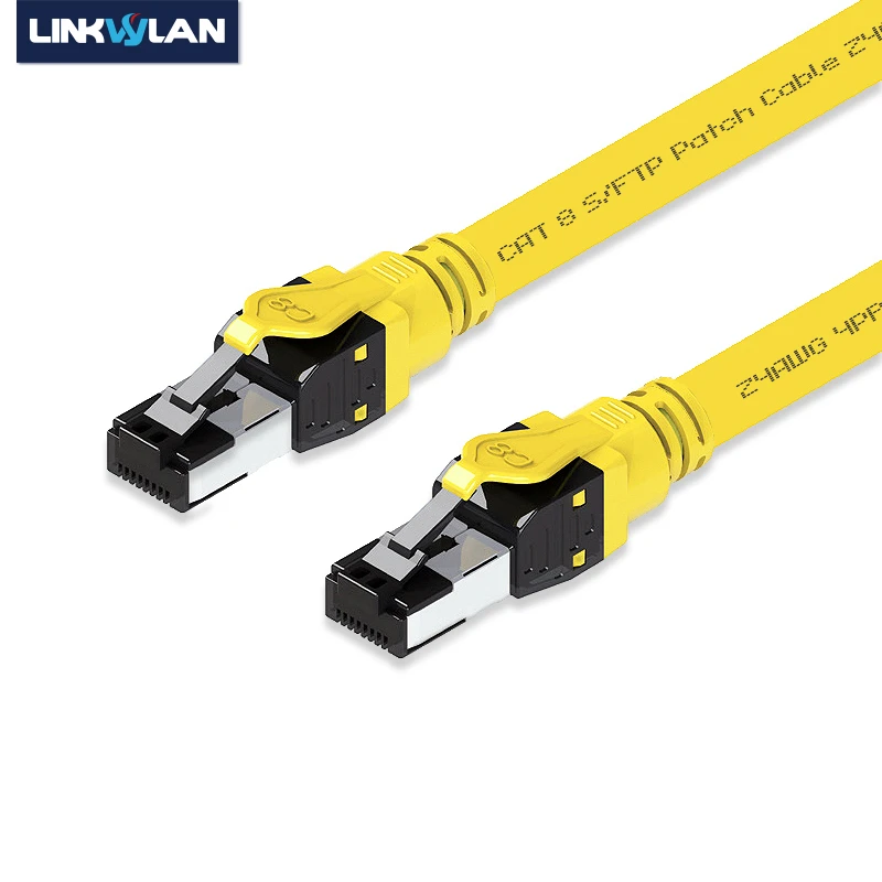 RJ45 Network Cat8 Patch Cord 40G 2000MHz Ethernet Cat 8 Patch Cable ...