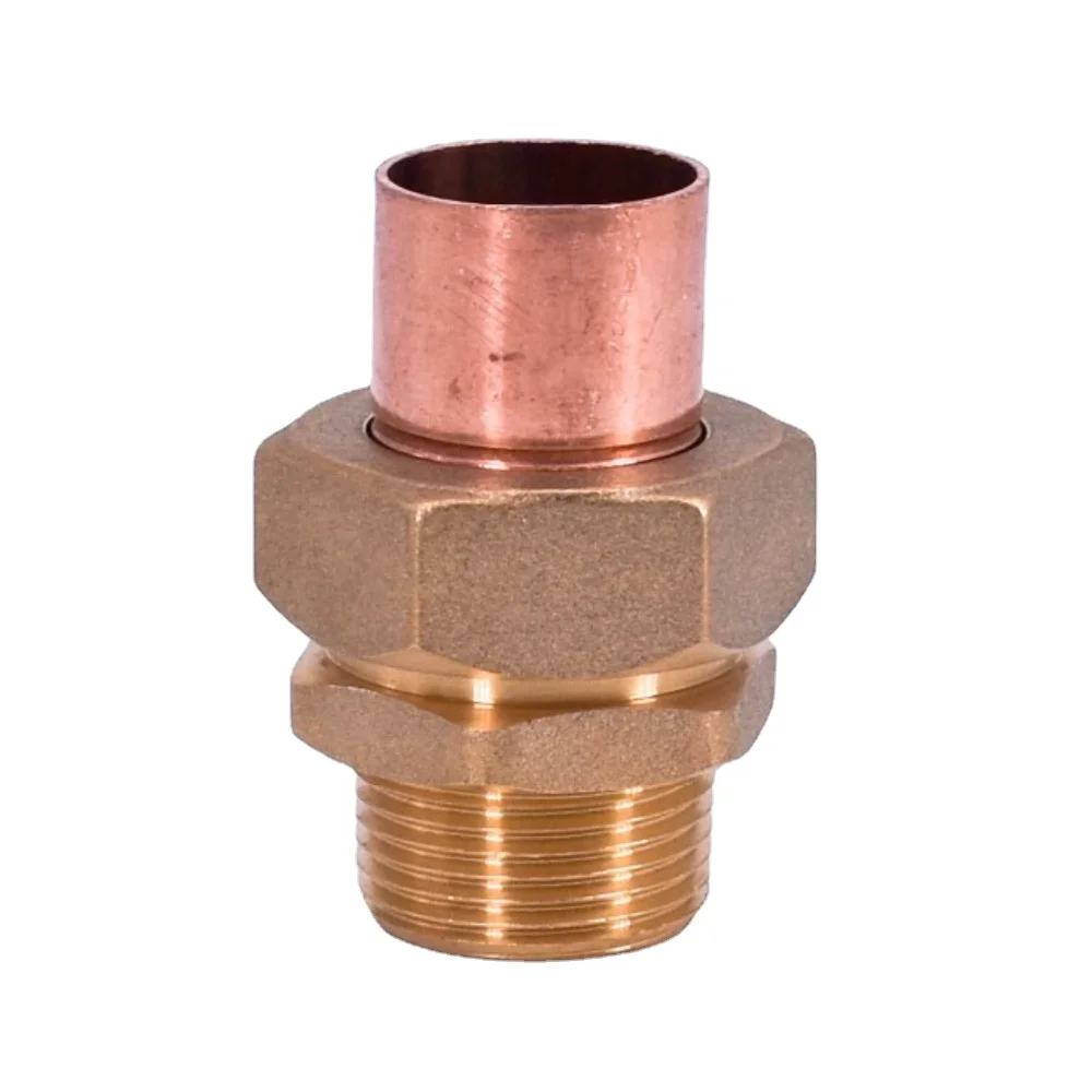 1/4" 3/8" 1/2" 3/4" 1" -4" BSP Male Brass To Copper Solder Cup ...