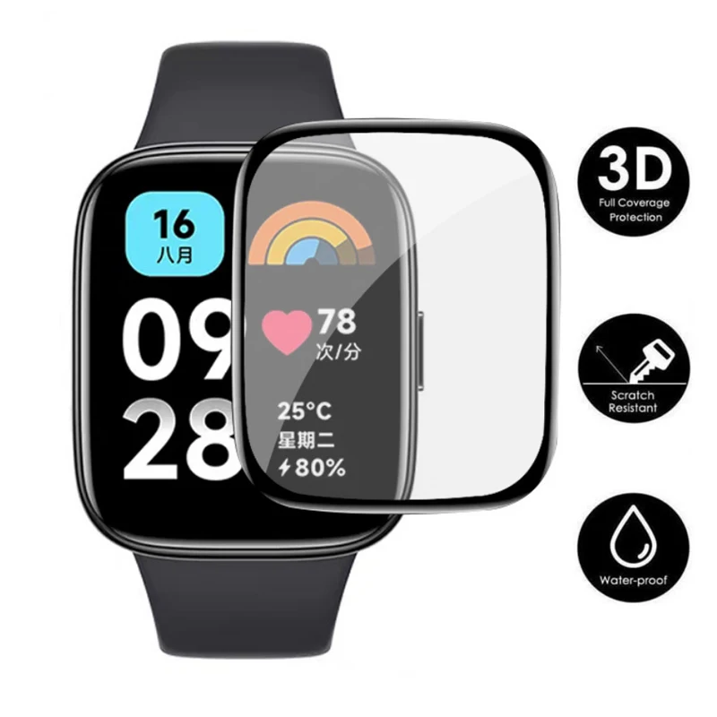 3D-Curved-Soft-Edge-Protective-Film-Smartwatch-Full-Cover-For-Xiaomi ...