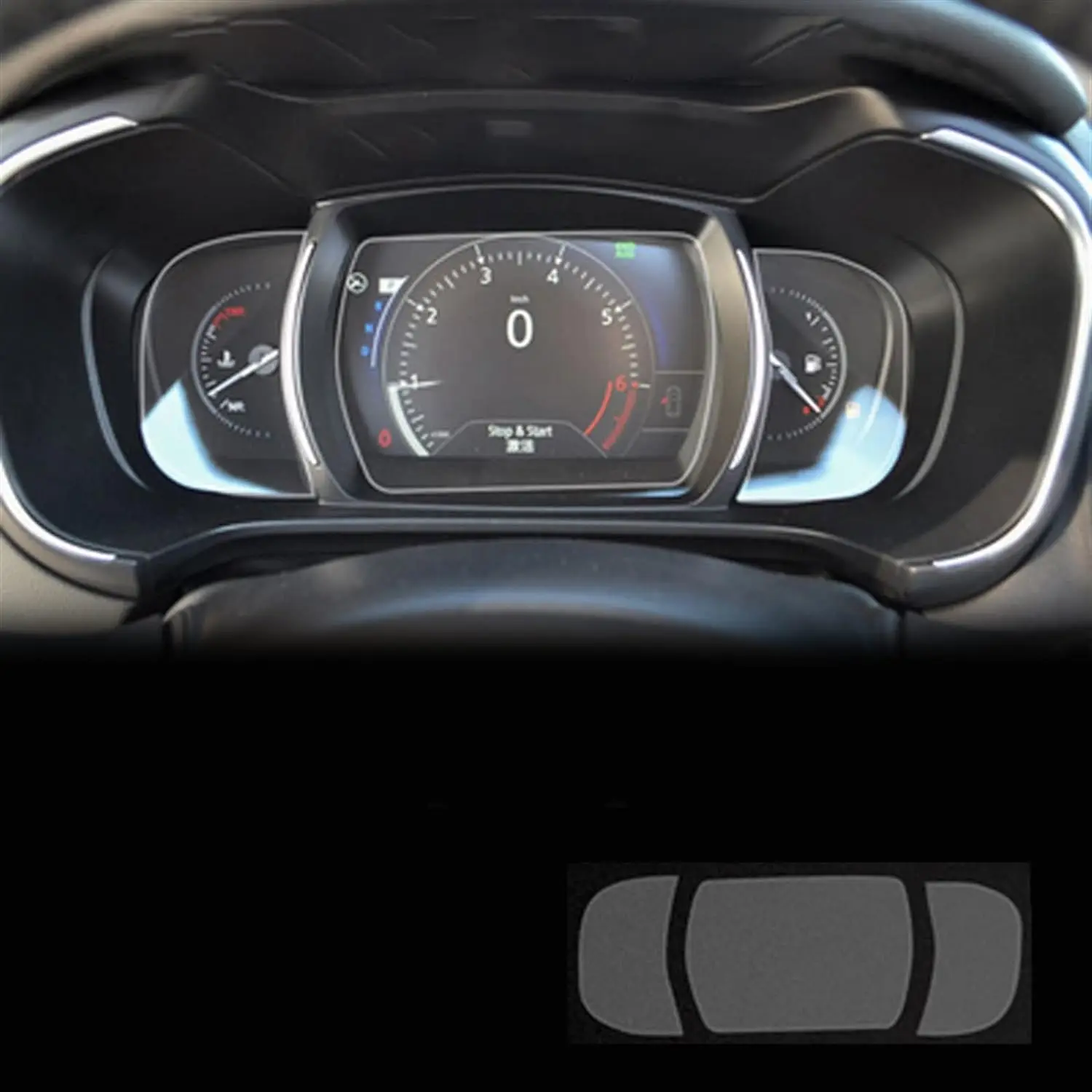 For-Renault-Kadjar-2016-2019-car-Navigation-TPU-Dashboard-Screen-film ...