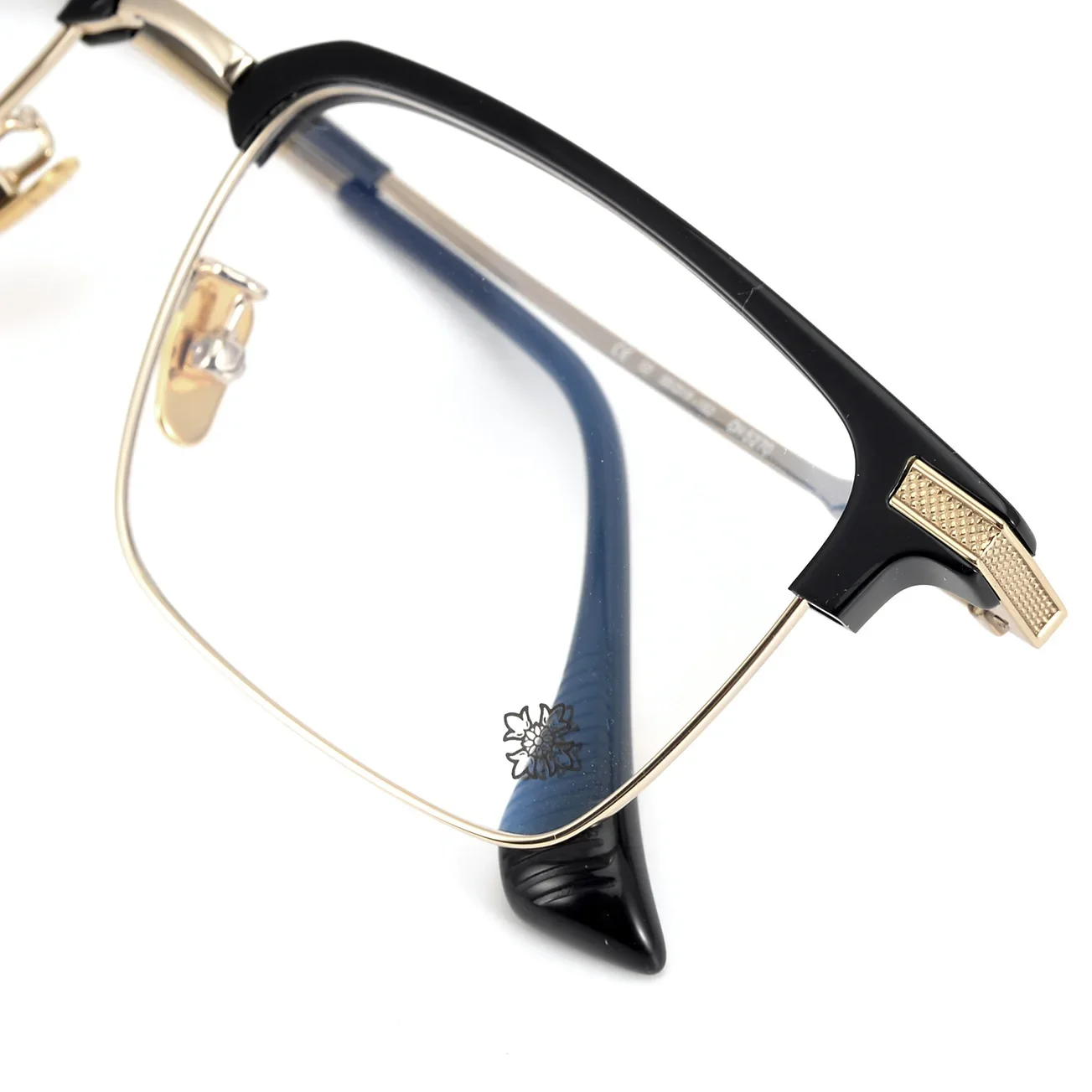 Ultra-light-Titanium-Frame-Vintage-Eyeglasses-Unisex-Semi-rimmed ...