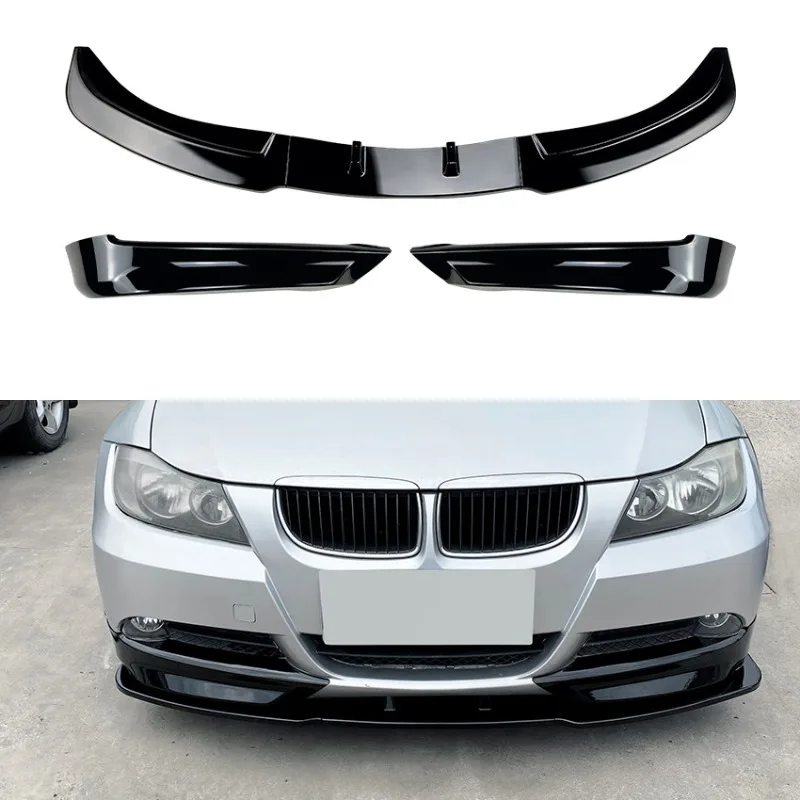 For BMW 3 Series E90 E91 320i 325i 2005-2008 Front Bumper Lip Splitter ...
