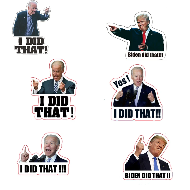 10-100Pcs-Joe-Biden-Funny-Sticker-Waterproof-I-Did-That-Car-Stickers ...