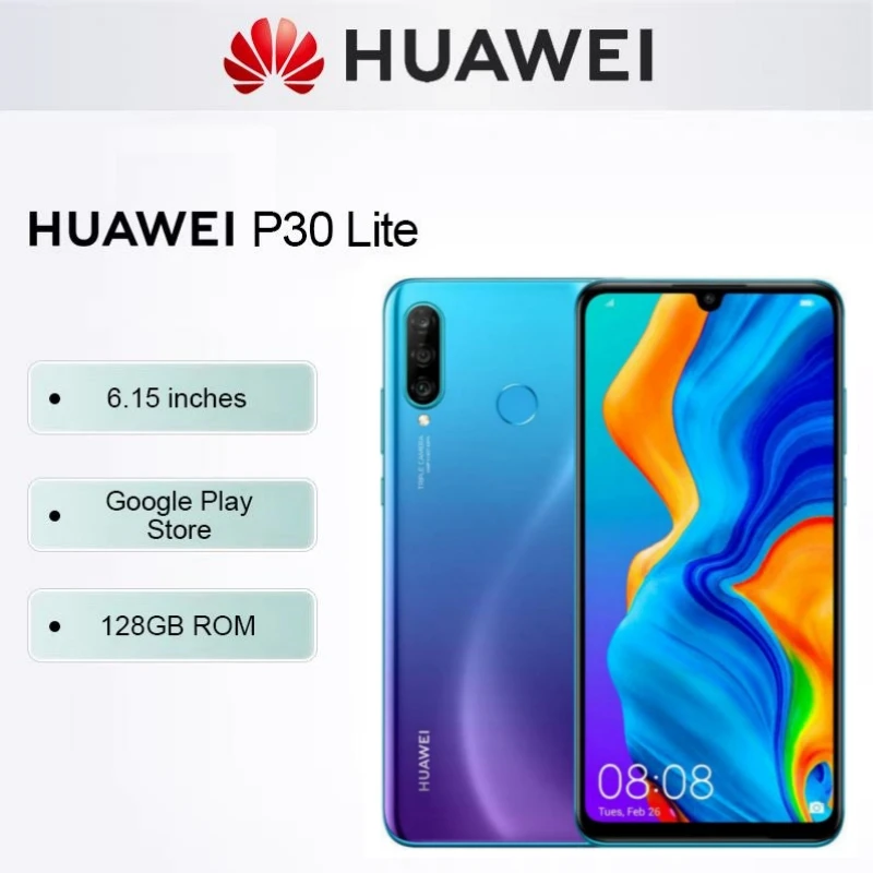 HUAWEI-tel-fono-inteligente-P30-Lite-Global-Smartphone-desbloqueado-con ...