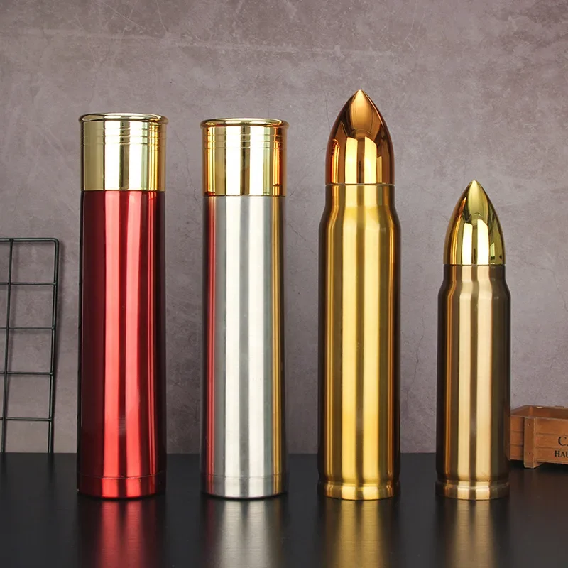1000ml Double-layer Vacuum Stainless Steel Bullet Sports Mug water ...