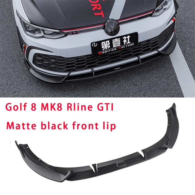 FITS 2020+ VW GOLF 8 RLINE GTI MK8 GLOSSY BLACK STYLE DUCKBILL REAR ...